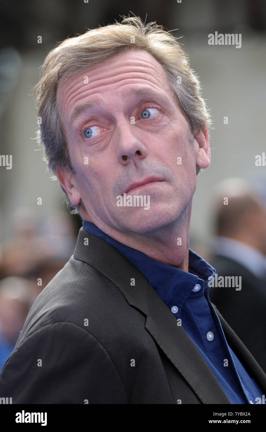 English actor Hugh Laurie attends the European Premiere of ...