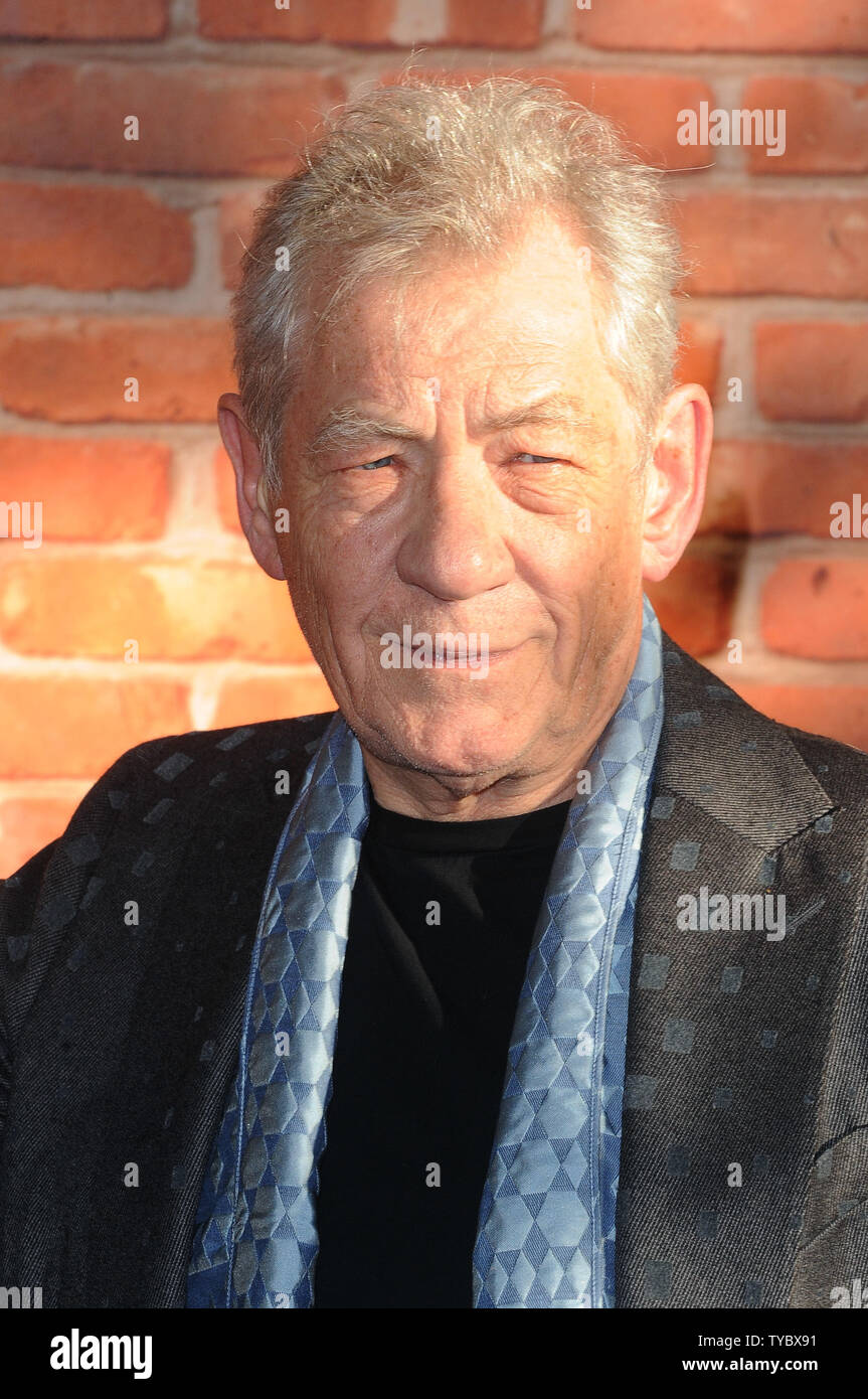 English actor Sir Ian McKellen attends the UK Premiere of 'Mr Holmes ...