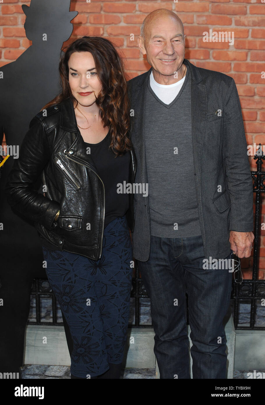 English actor Patrick Stewart and his wife Sunny Ozell attend the UK ...