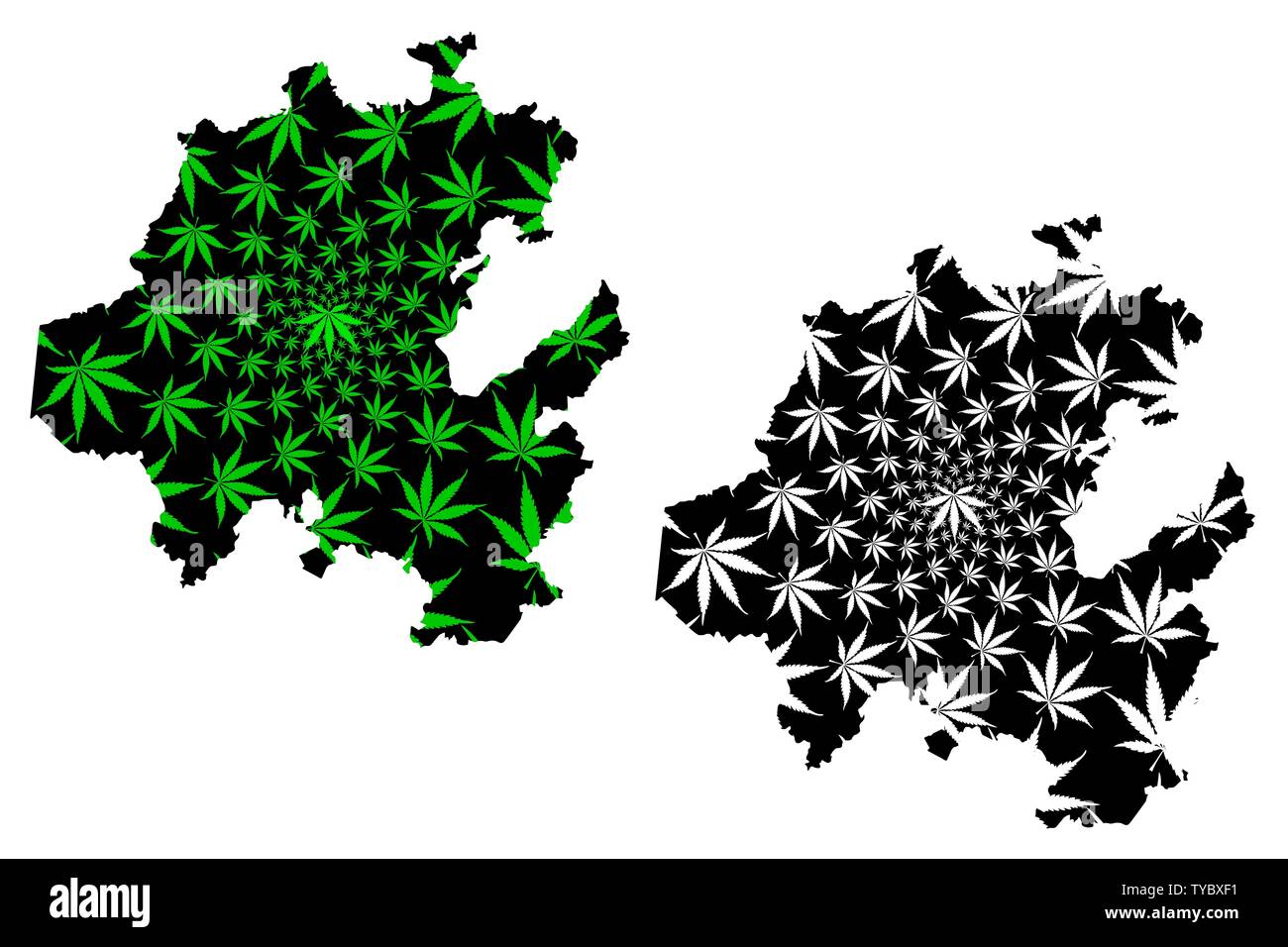 Hidalgo - state (United Mexican States, Mexico, federal republic) map ...