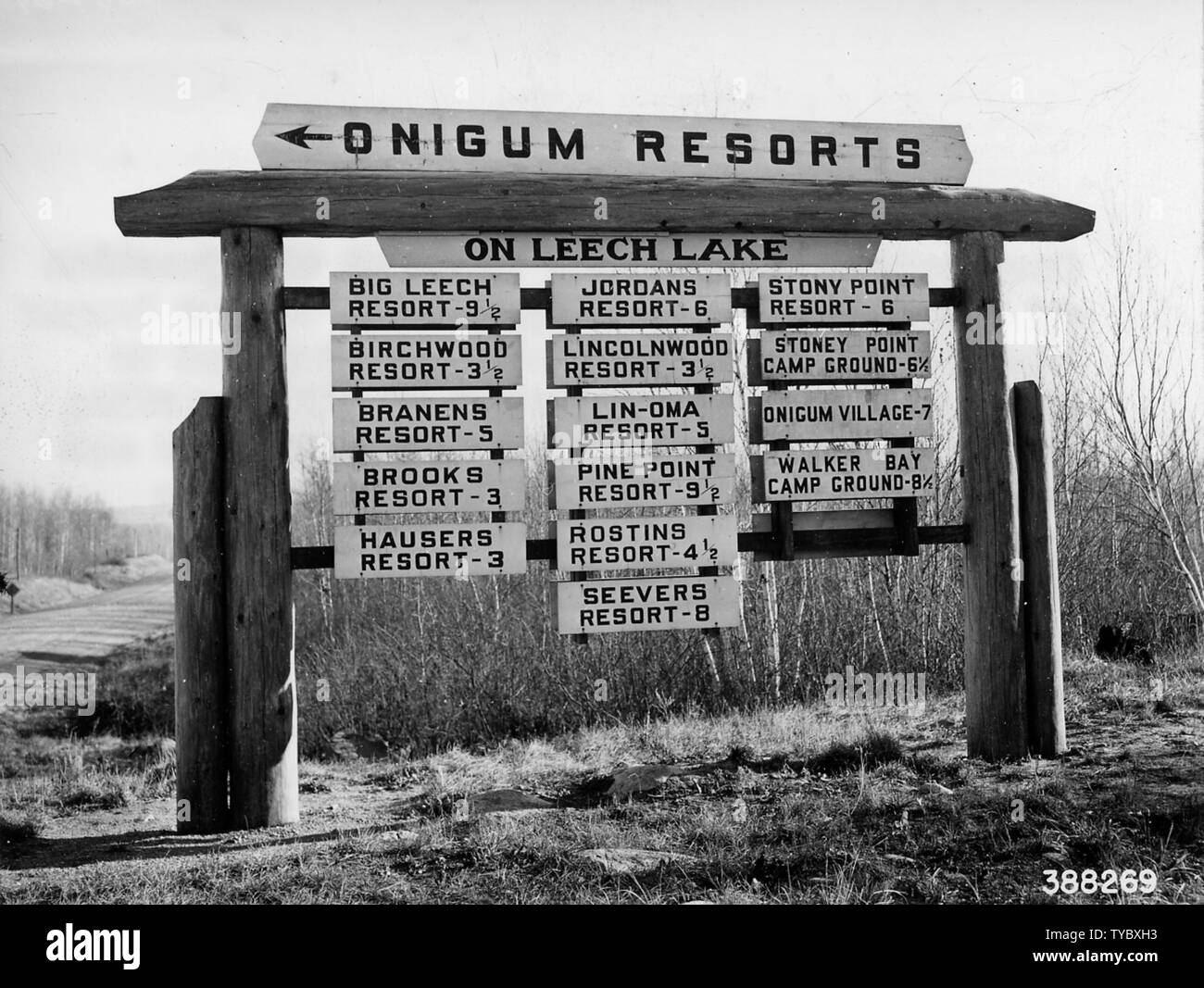 Photograph of Cooperative Directional Signs; Scope and content ...