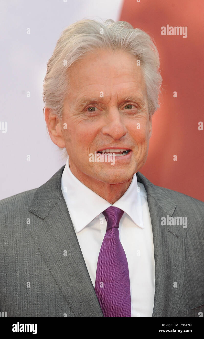 American actor Michael Douglas attends The European Premiere of 'Ant ...