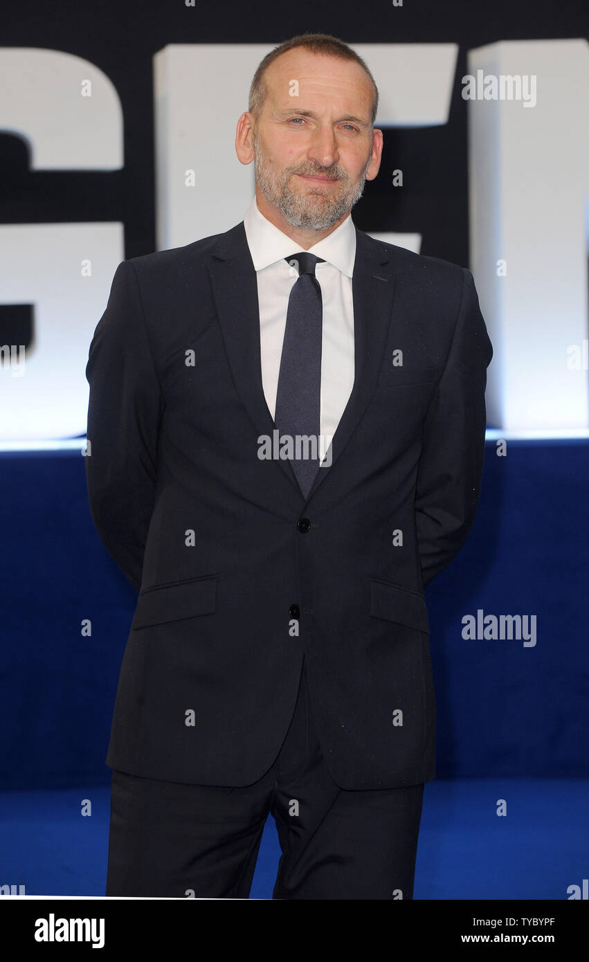 English actor Christopher Eccleston attends the World Premiere of ...