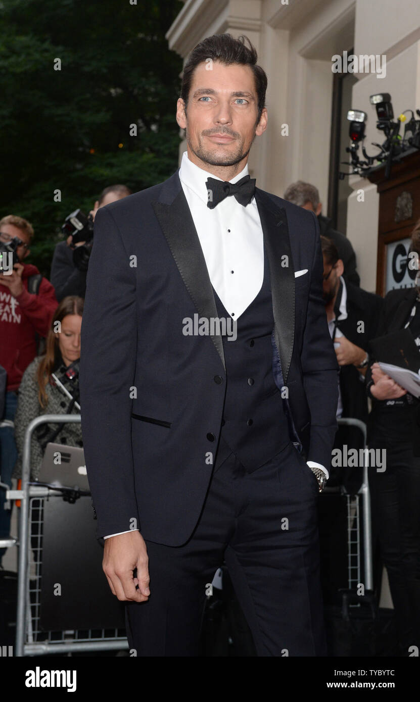 English model David Gandy attends the GQ Men Of The Year Awards at The ...