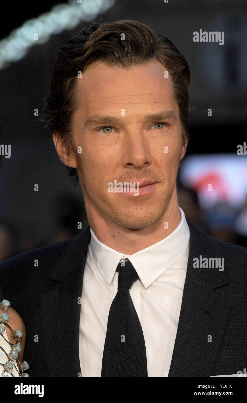 English actor Benedict Cumberbatch attends a screening for "Black Mass ...