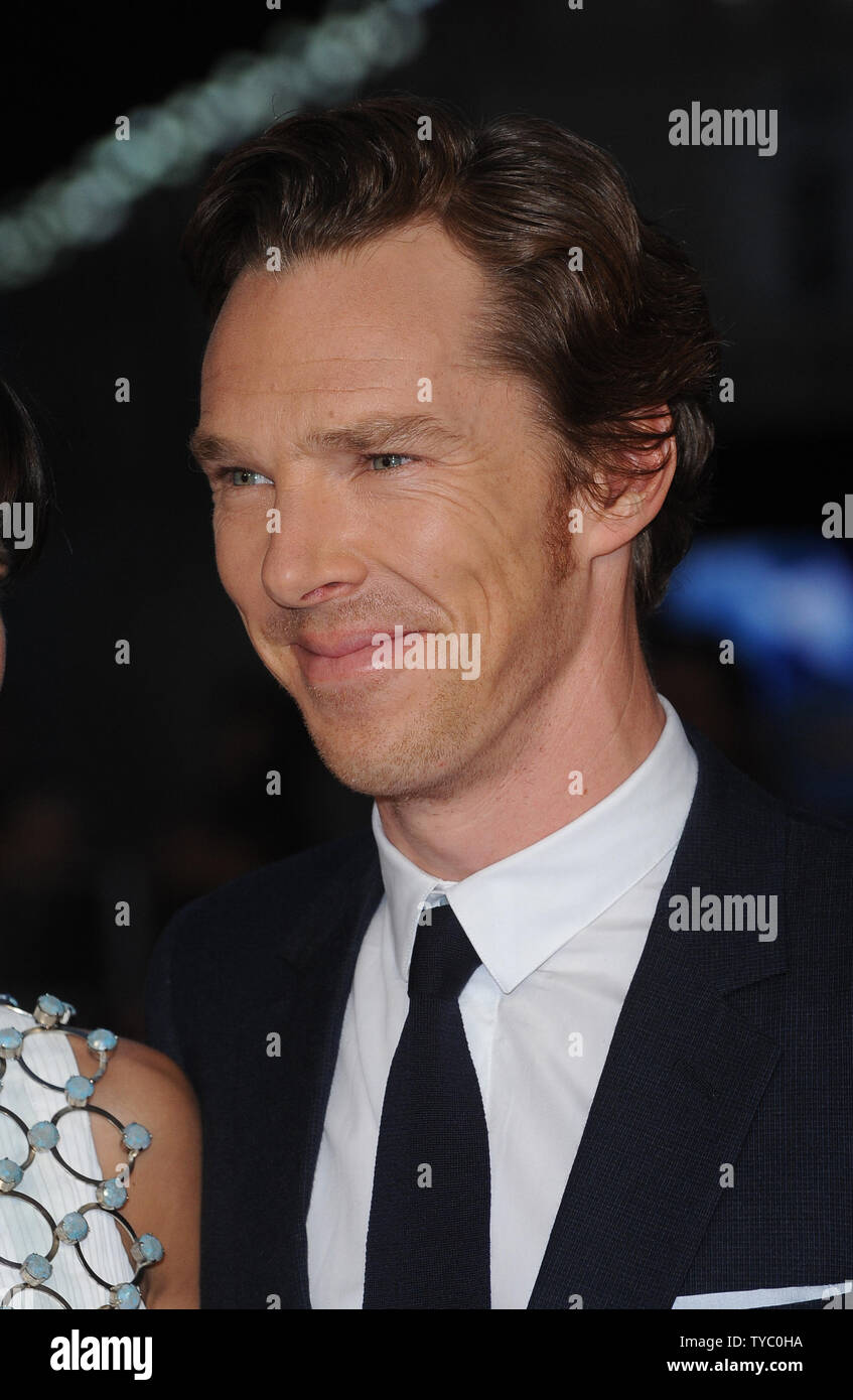 English actor Benedict Cumberbatch attends a screening for "Black Mass ...