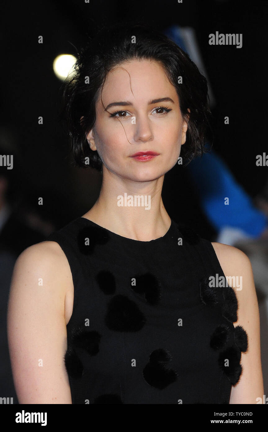 American actress Katherine Waterston attends a screening of "Steve Jobs ...