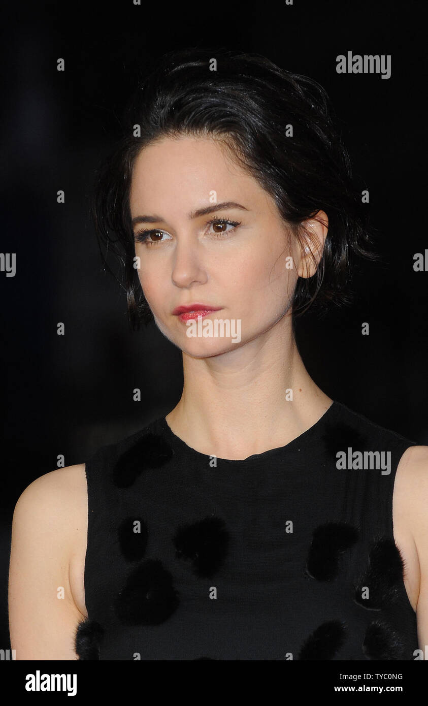 American actress Katherine Waterston attends a screening of "Steve Jobs ...
