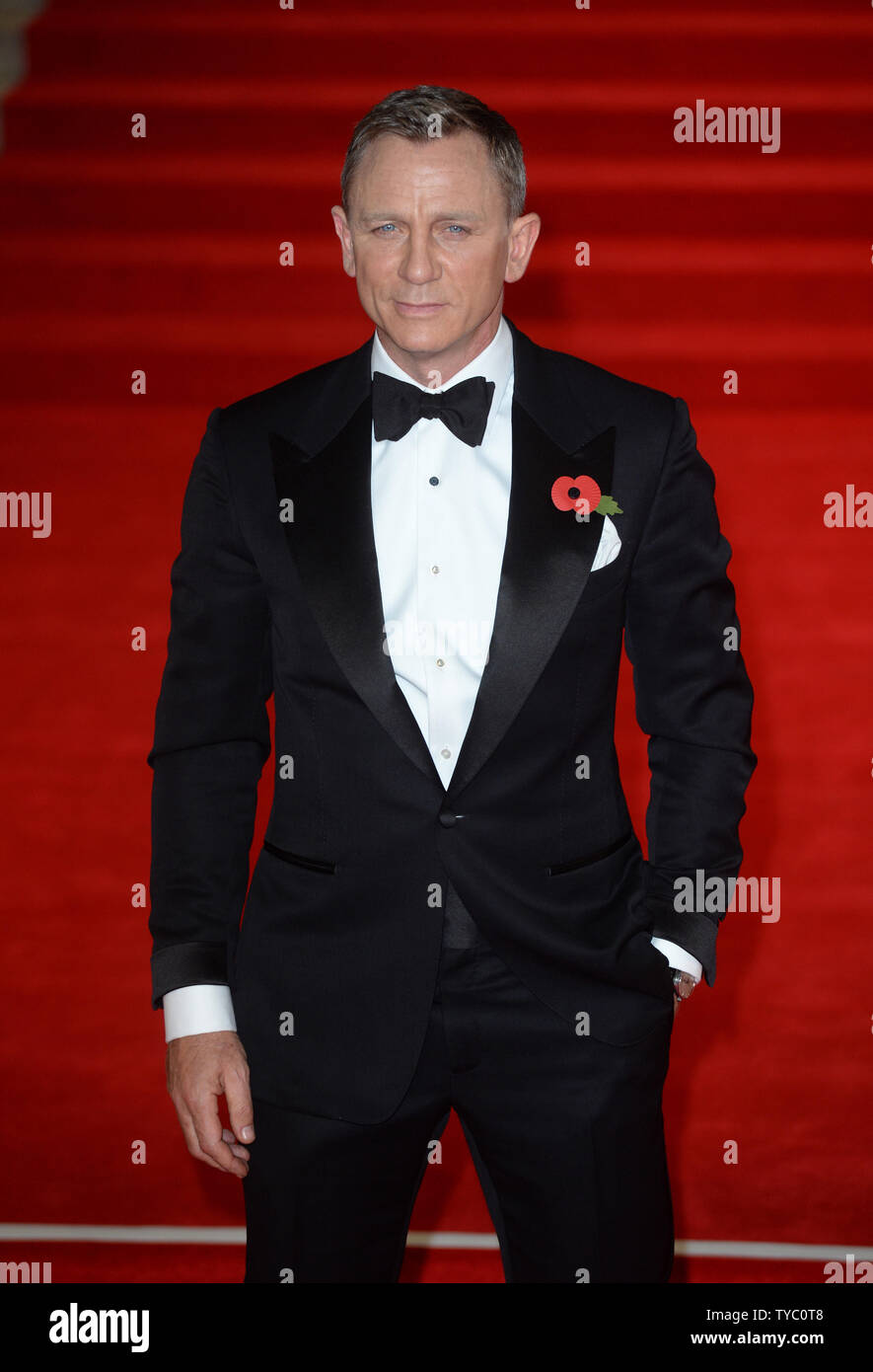 English actor Daniel Craig attends the World Premiere of new Bond film ...