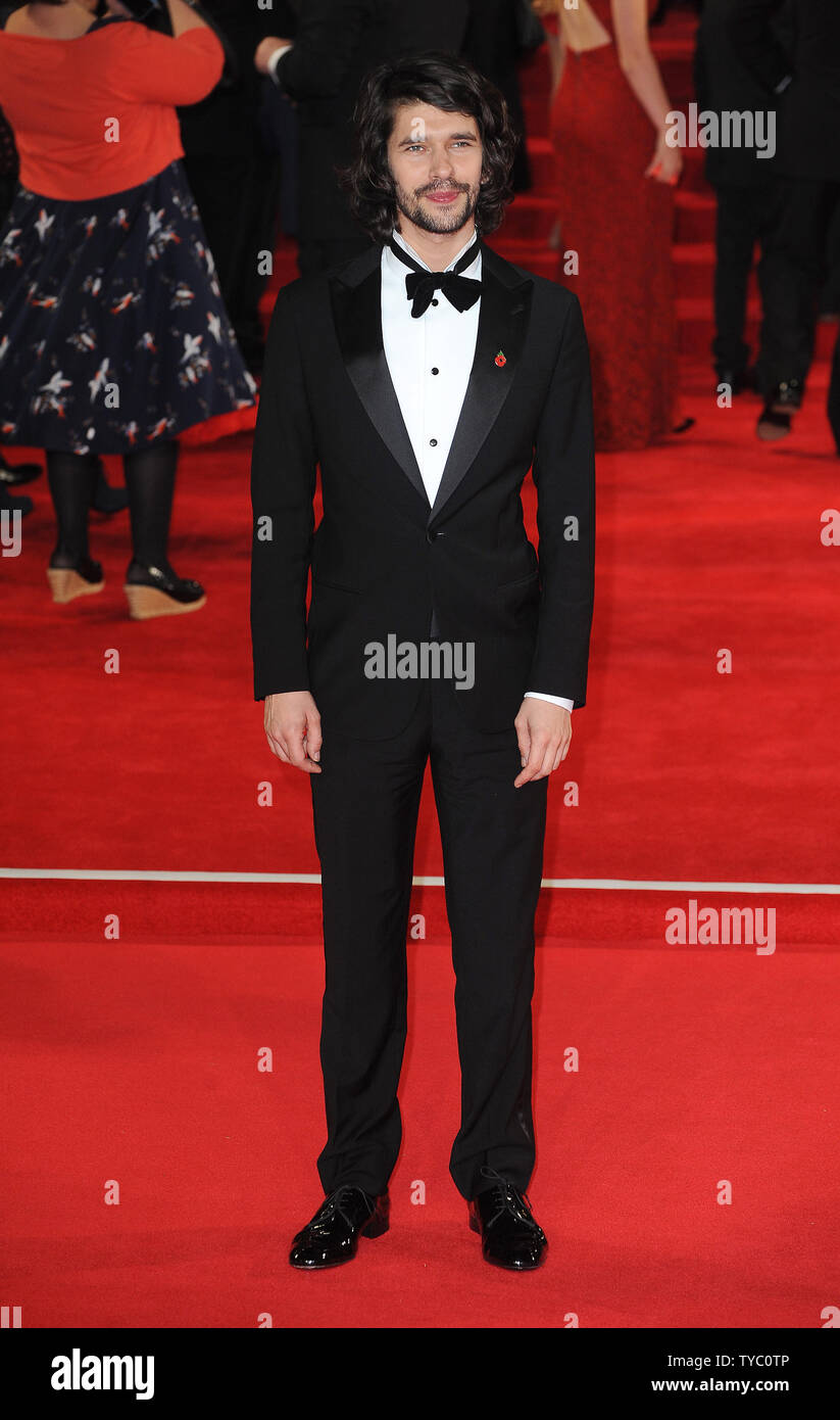 English actor Ben Whishaw attends the World Premiere of new Bond film ...