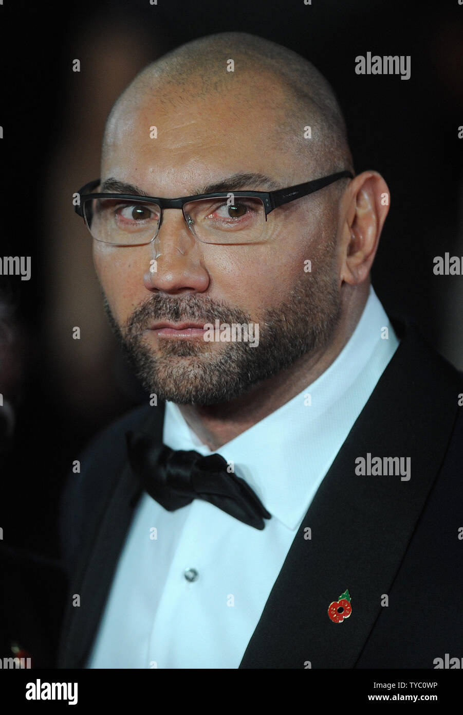American actor Dave Bautista attends the World Premiere of new Bond ...