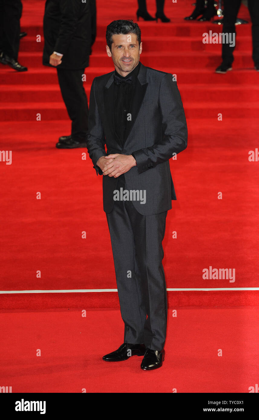 American actor Patrick Dempsey attends the World Premiere of new Bond ...