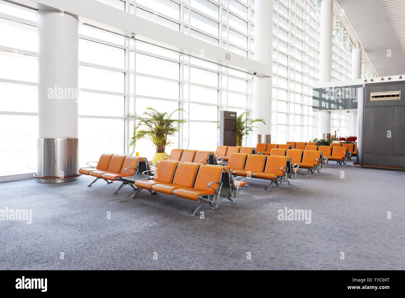 Modern airport terminal room Stock Photo - Alamy