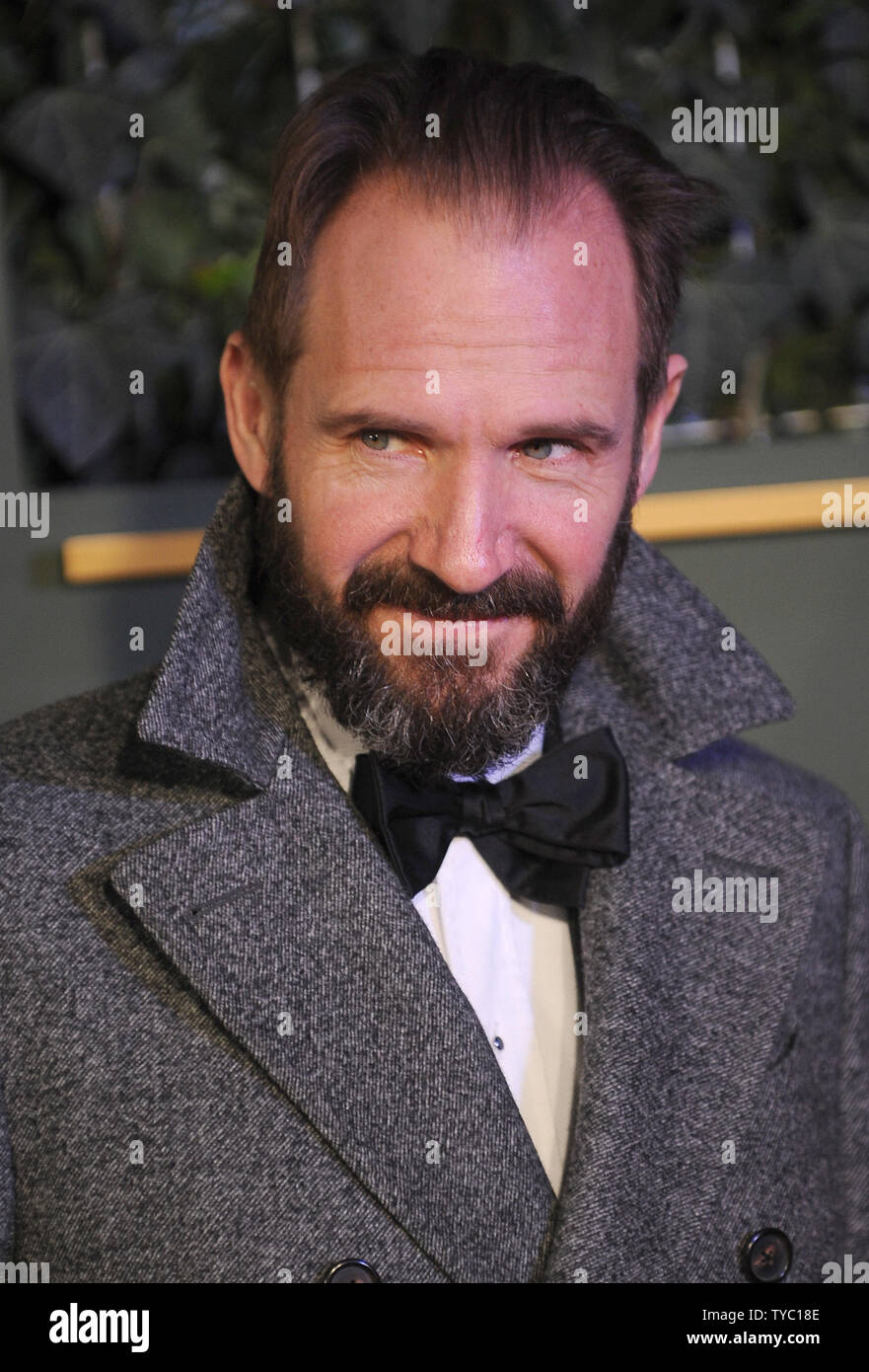 English actor Ralph Fiennes attends the "Evening Standard Theatre ...