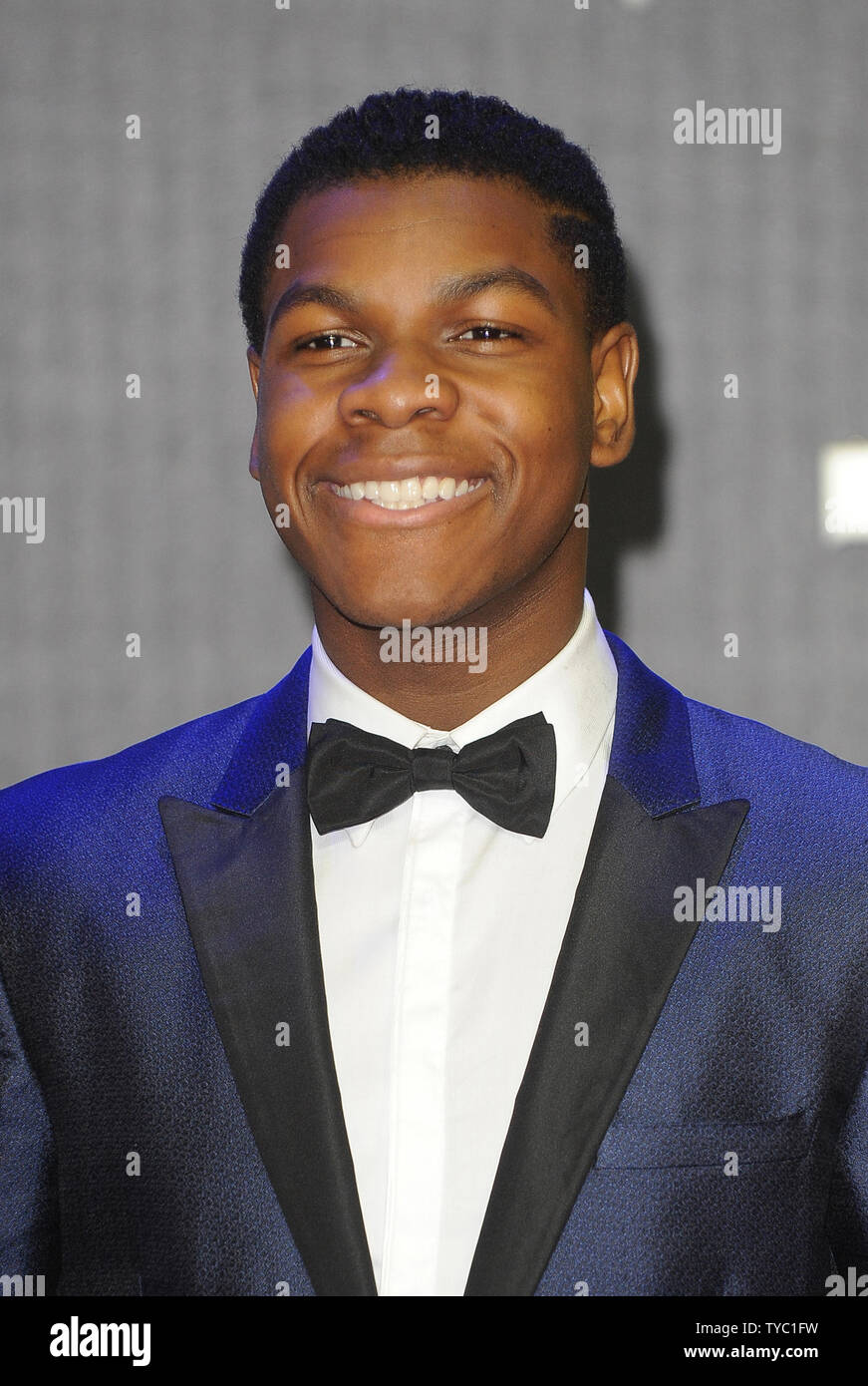 English actor John Boyega attends the European Premiere of “Star Wars ...
