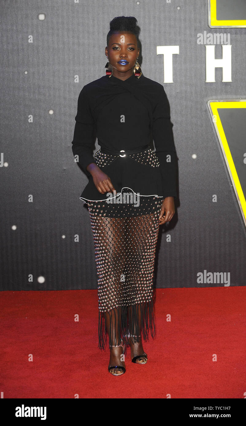Mexican-Kenyan actress Lupita Nyong’o attends the European Premiere of ...