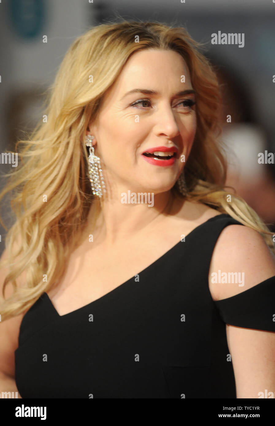 English actress Kate Winslet attends the EE British Academy Film Awards ...
