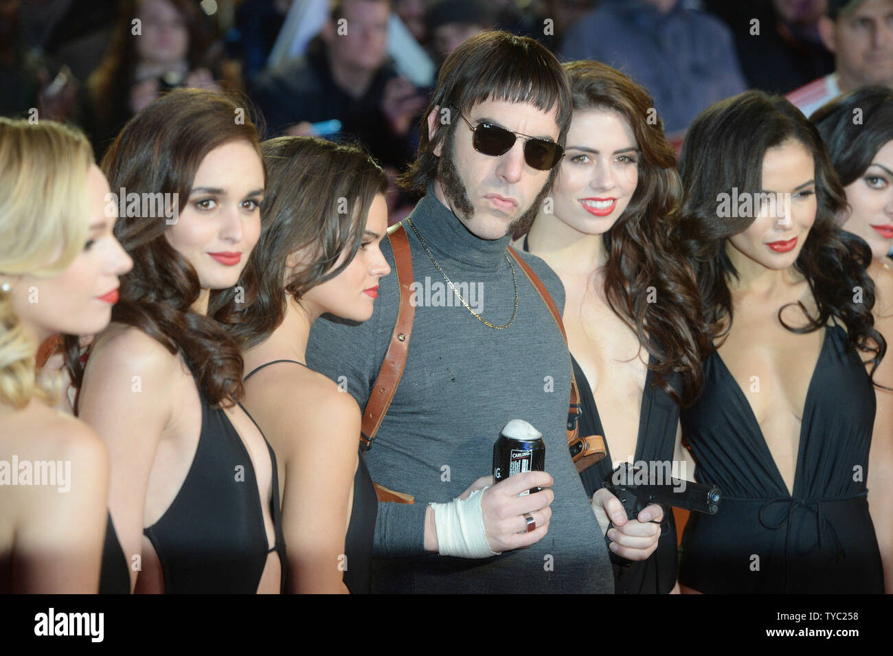 British actor Sacha Baron Cohen attends the premiere of "Grimsby" at ...