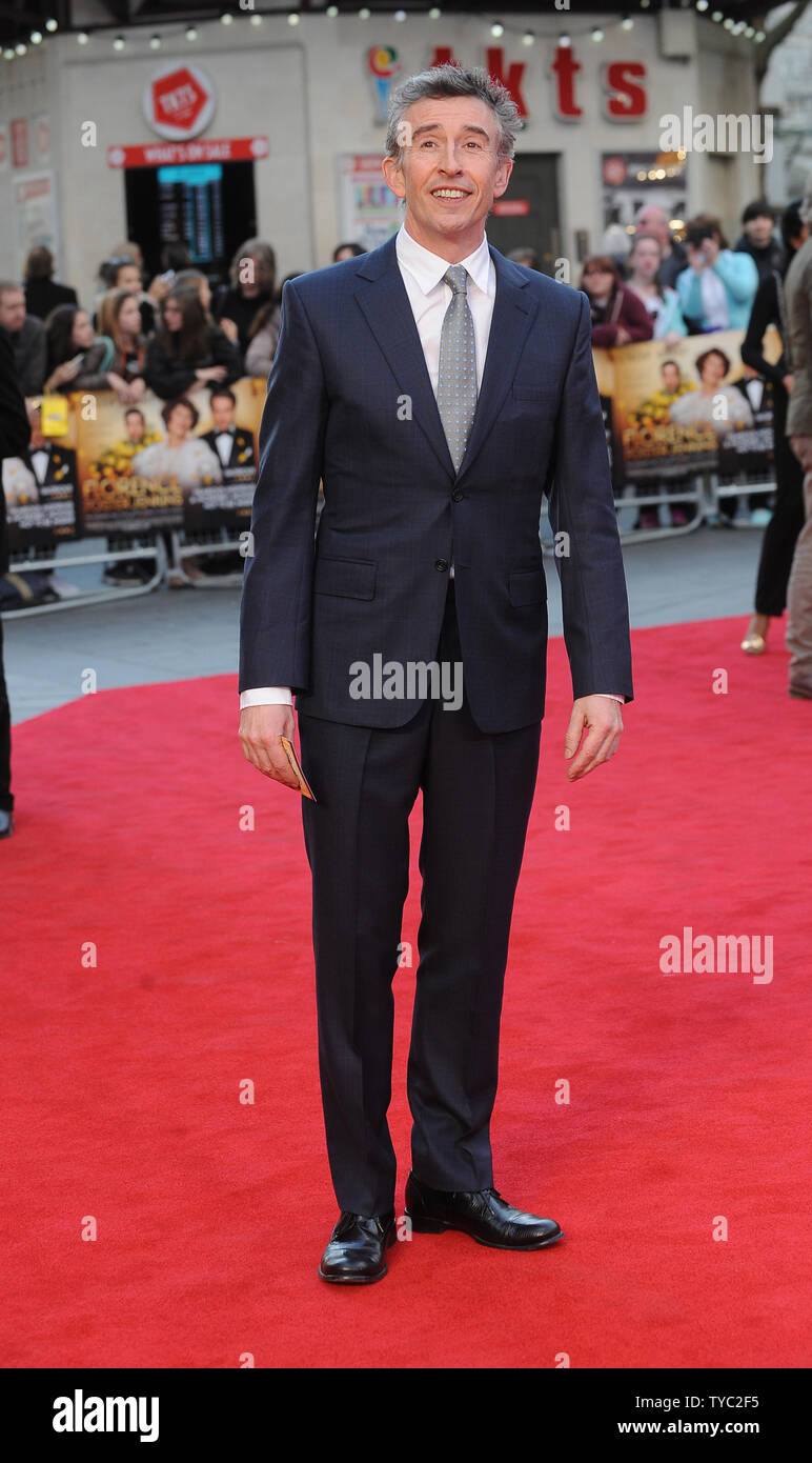English actor Steve Coogan attends the World Premiere of Florence ...