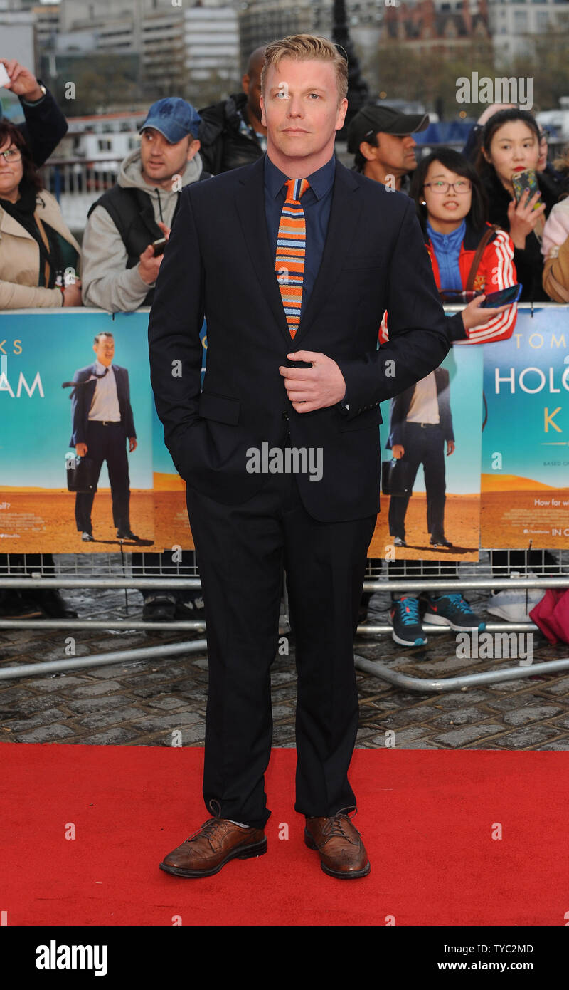 Norwegian actor David Menkin attends the UK Premiere of A Hologram For ...