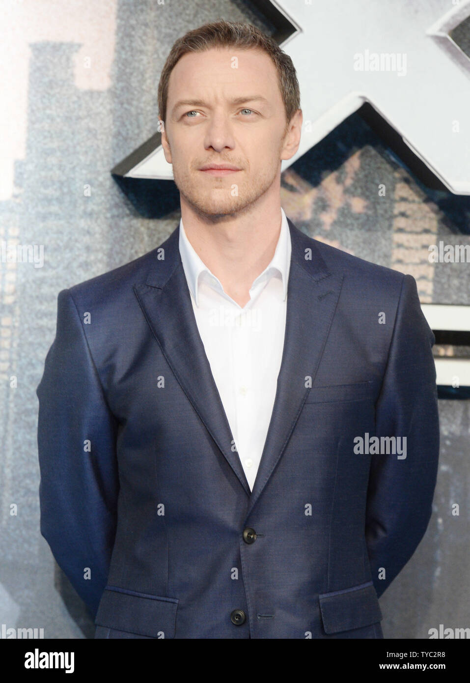 British actor James McAvoy attends the premiere of "X- Men : Apocalypse ...
