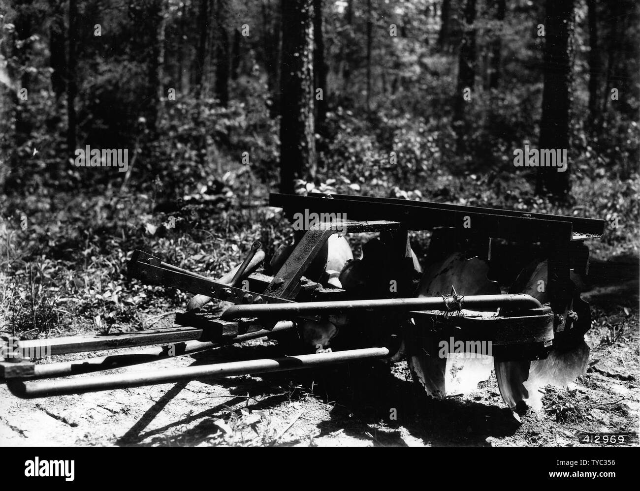 Photograph of Disk Used for Tearing Up Soil; Scope and content ...