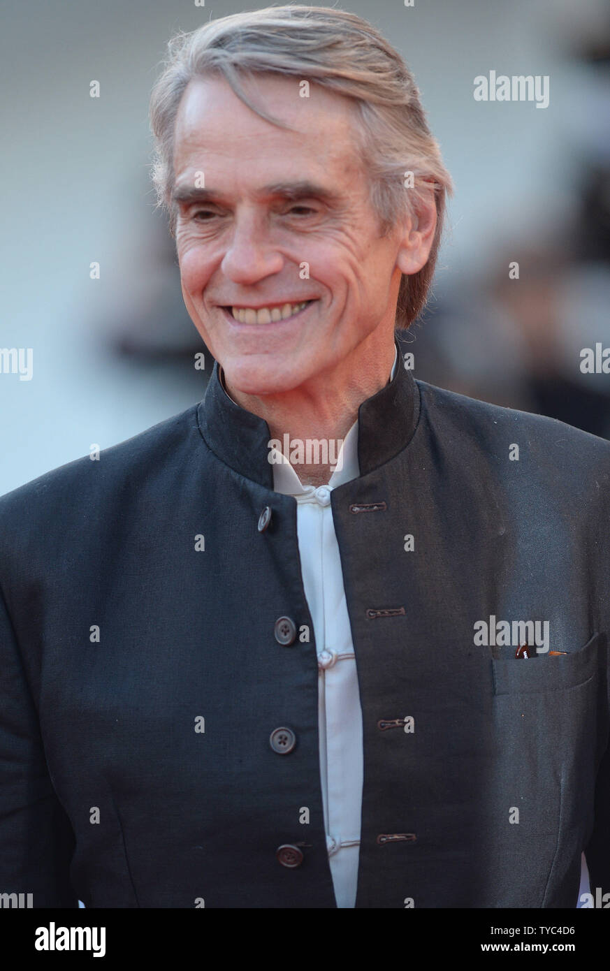 British actor Jeremy Irons attends the premiere for La La Land at the ...