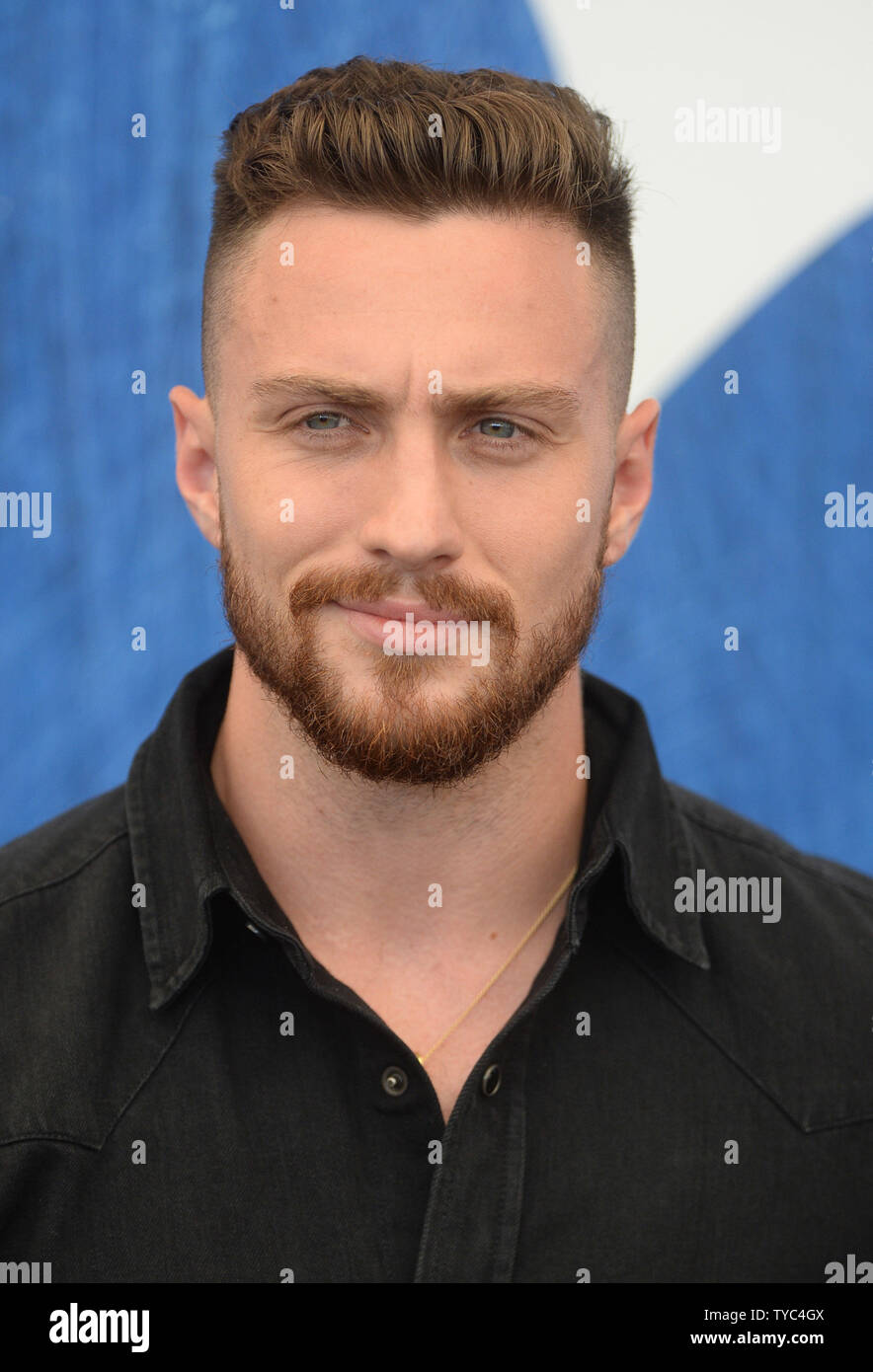 British actor Aaron Taylor- Johnson attends a photo call for Nocturnal ...