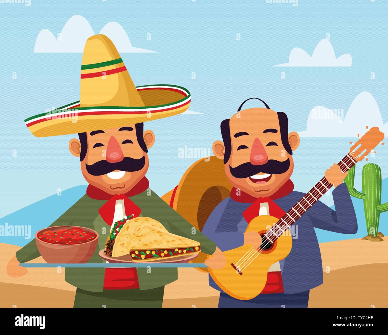 mexican traditional culture icon cartoon Stock Vector Image & Art - Alamy