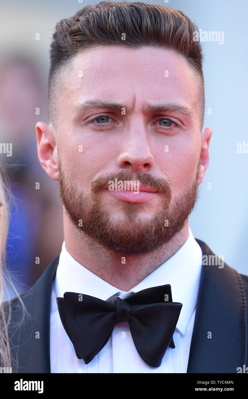 English actor Aaron Taylor-Johnson attends the premiere for Nocturnal ...