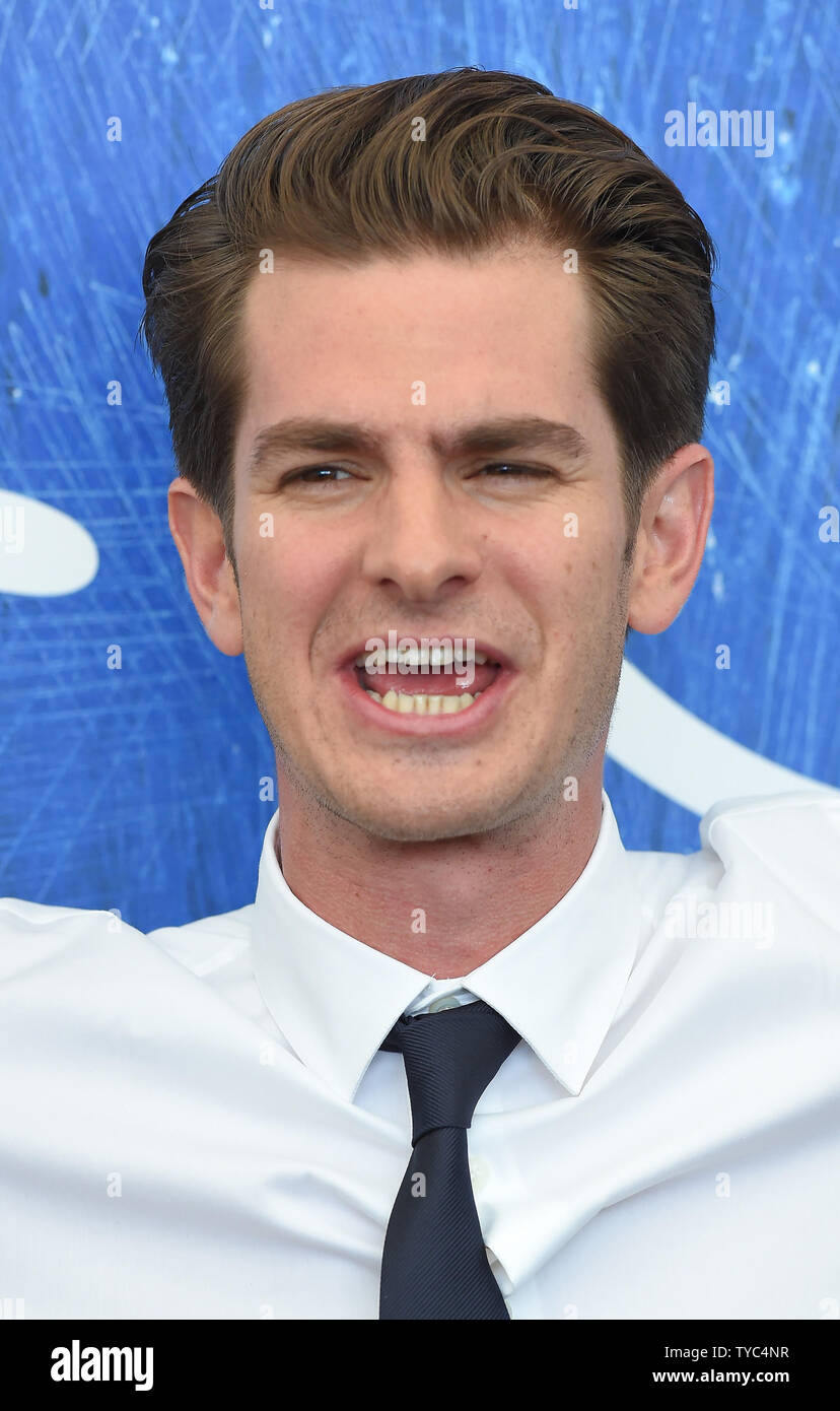 English actor Andrew Garfield attends the photocall for Hacksaw Ridge ...