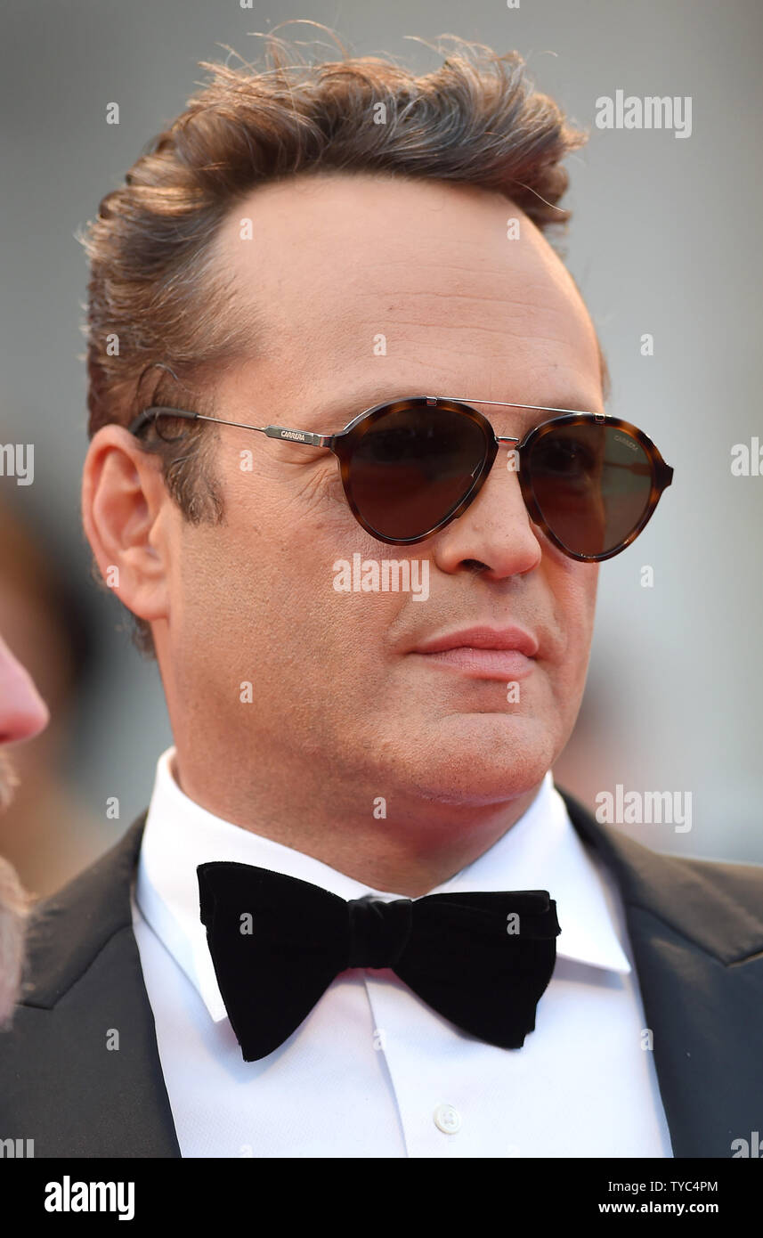 American actor Vince Vaughn attends the premiere for Hacksaw Ridge ...