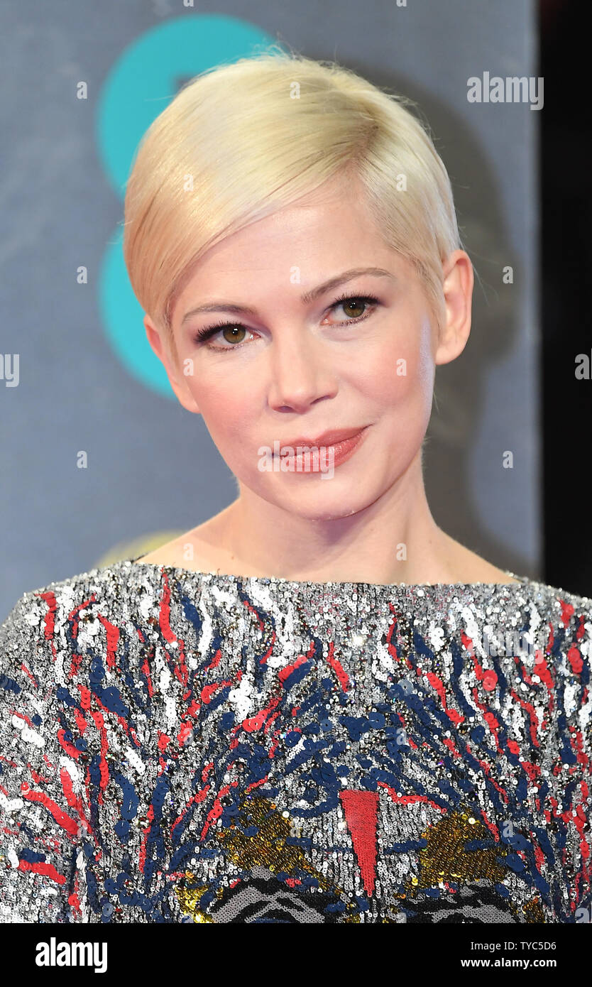 American actress Michelle Williams attends the 70th EE British Academy ...