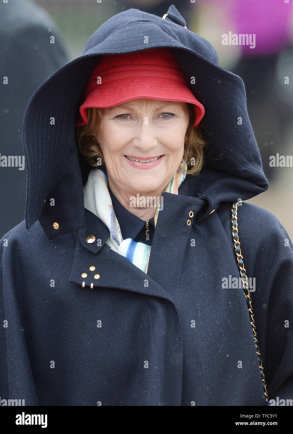 Norwegian Queen Sonja attends a luncheon to celebrate King Harald V and ...