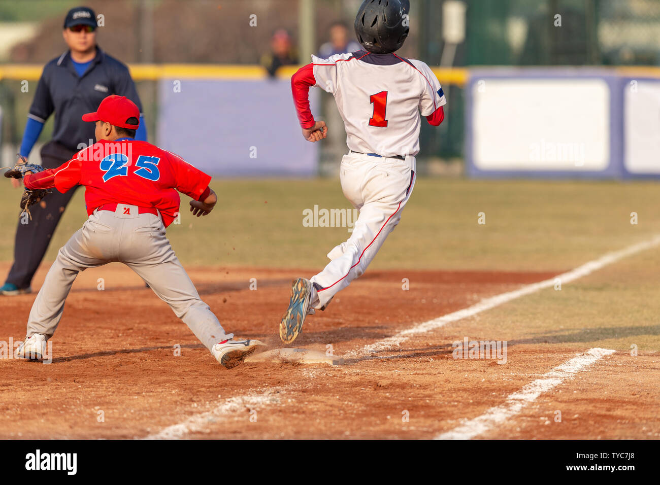 Sports and Junior Baseball Game Stock Photo - Alamy