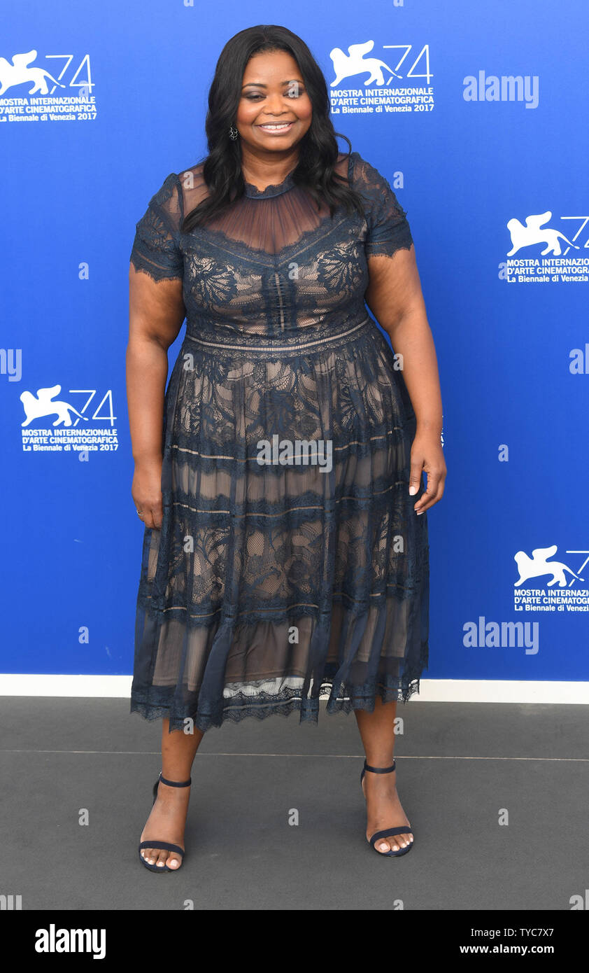 American actress Octavia Spencer attends a photo call for The Shape Of ...
