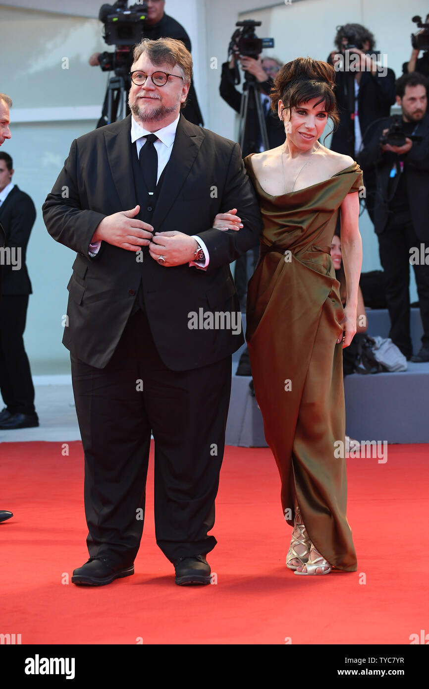 Mexican director Guillermo del Toro and English actress Sally Hawkins ...