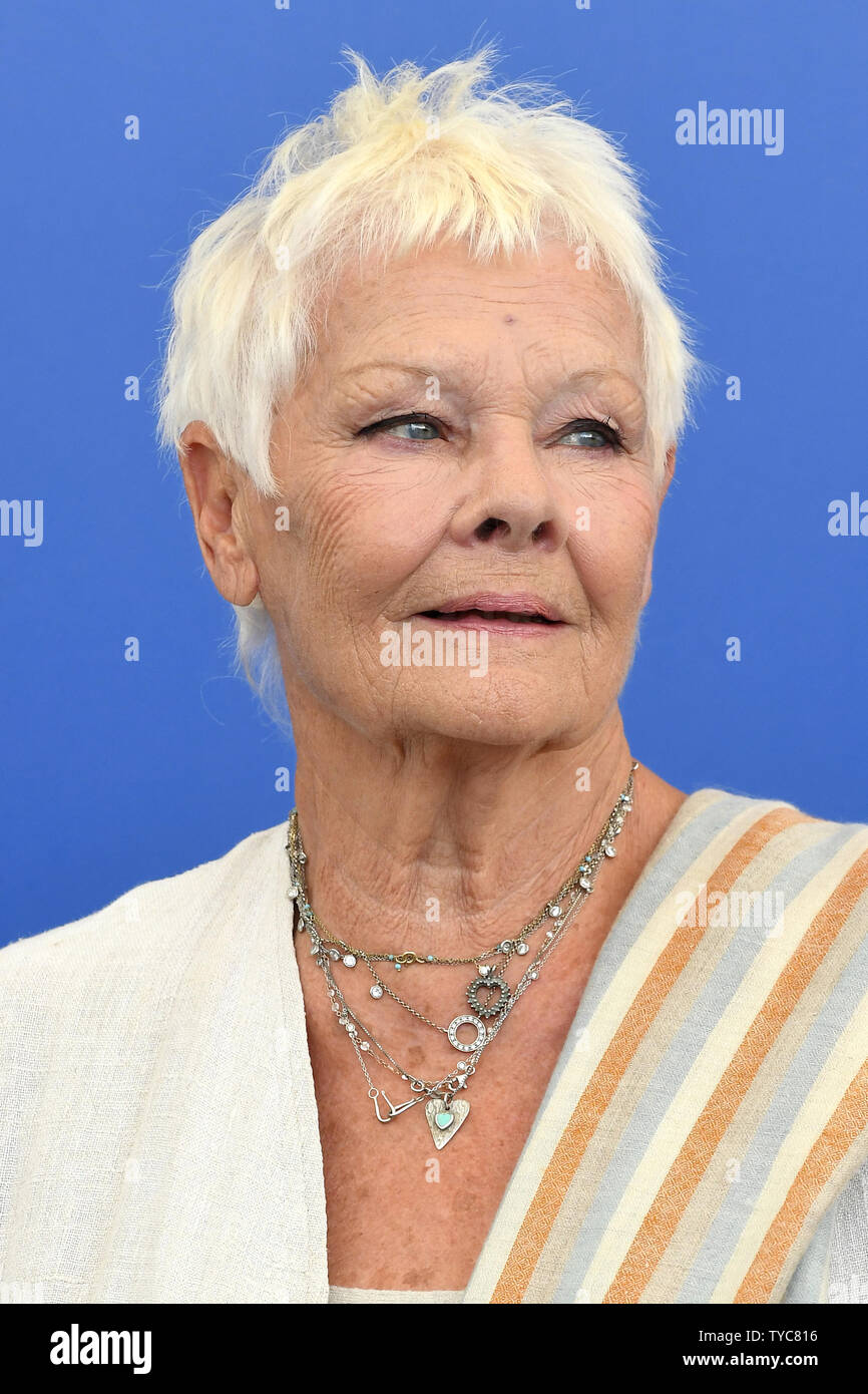 English actress Judy Dench attends the 74th Venice Film Festival on the ...