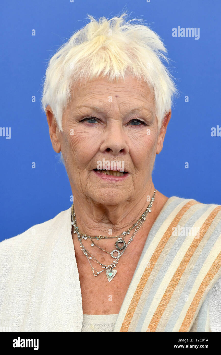 English actress Judy Dench attends the 74th Venice Film Festival on the ...