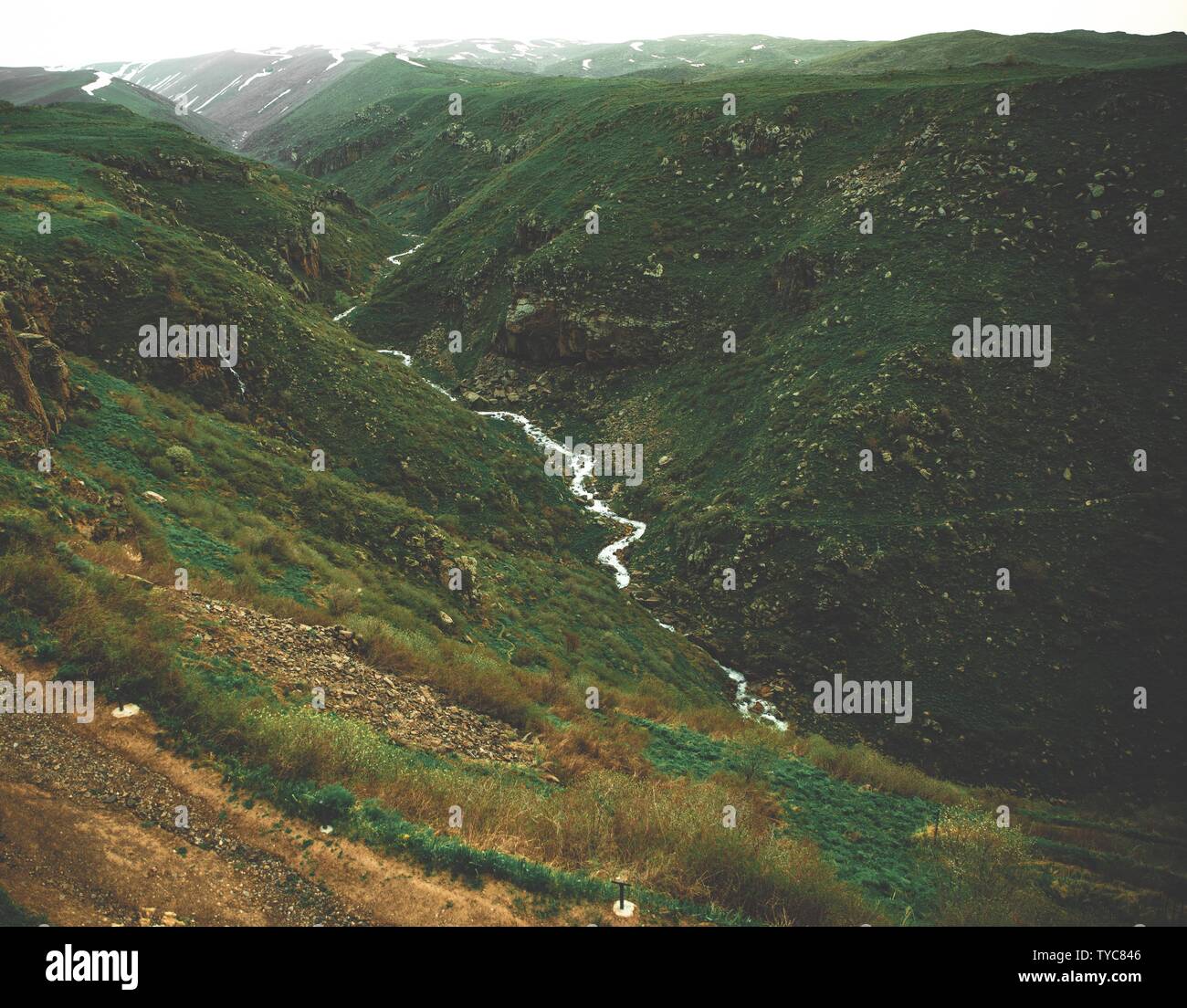 Water running down hill stream hi-res stock photography and images - Alamy