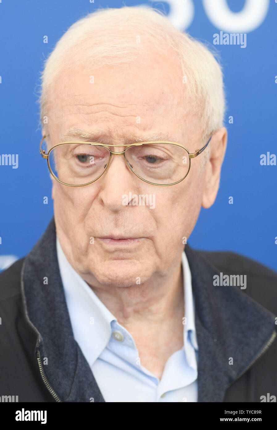British actor Michael Caine attends a photo call for My Generation at ...