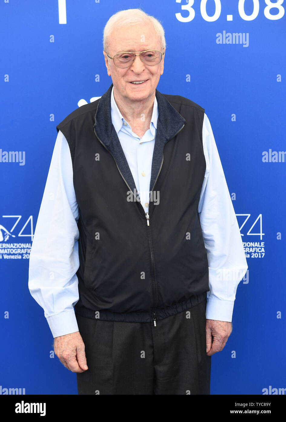 British actor Michael Caine attends a photo call for My Generation at ...