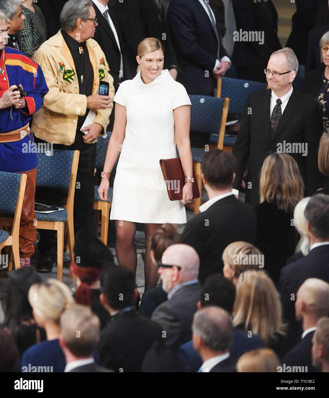 Recipient of the Nobel Peace Prize 2017, Swedish Beatrice Fihn ...