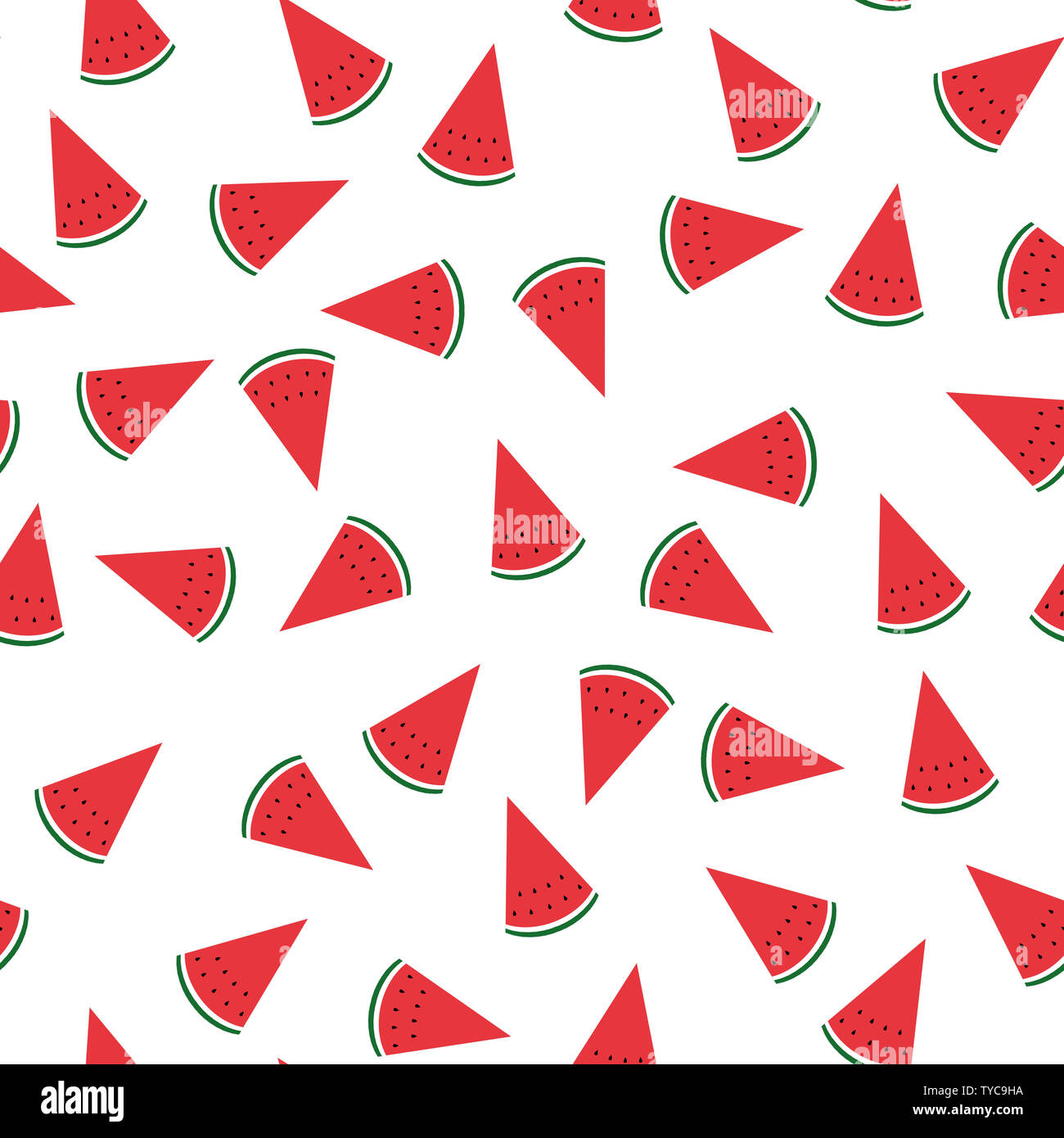 Seamless white background with watermelon slices. design for greeting ...