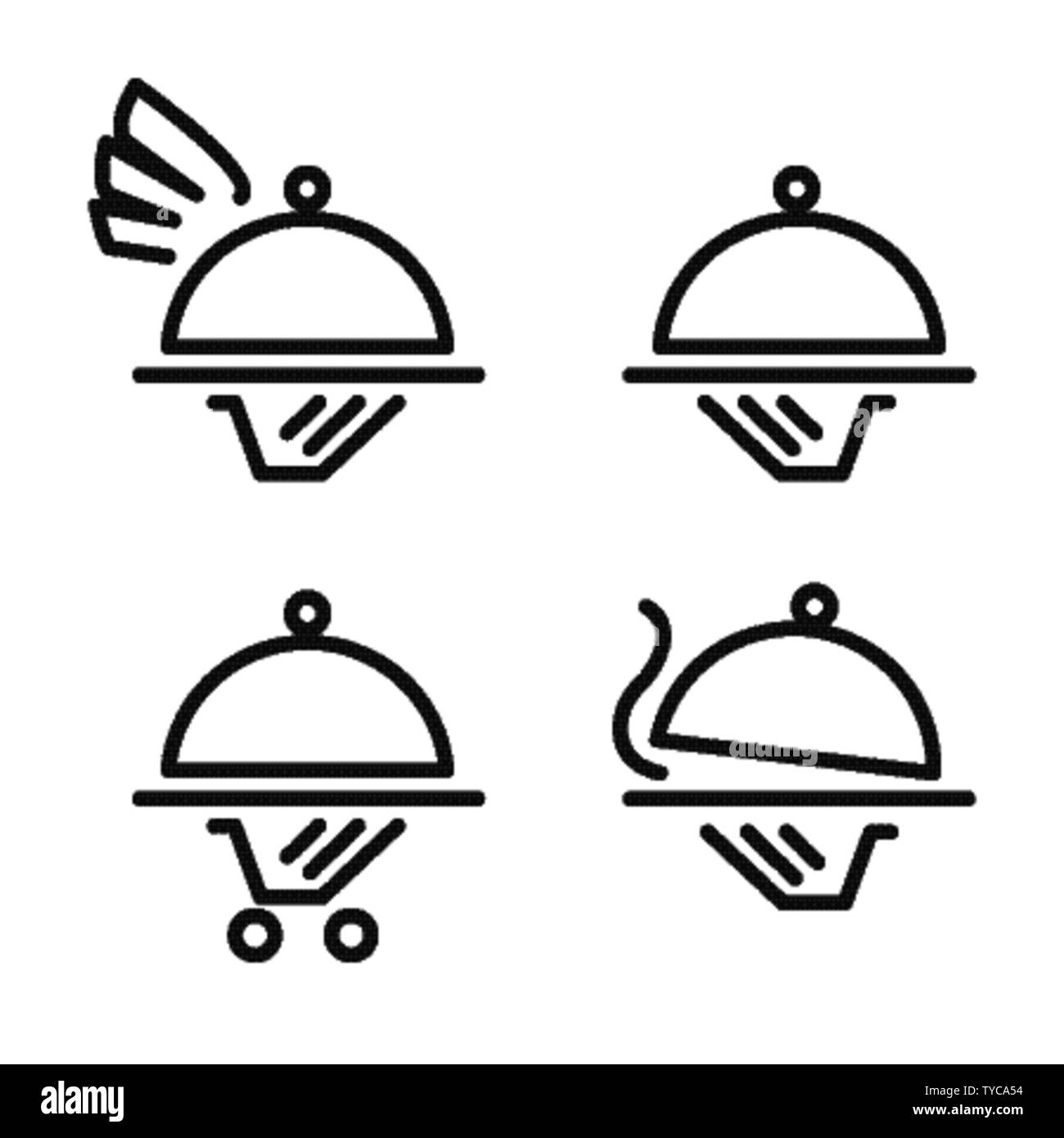Catering logo icons Stock Vector Image & Art - Alamy