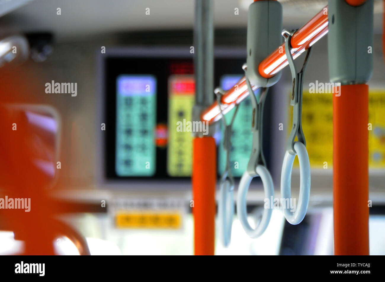 local bus interior Japan Stock Photo - Alamy
