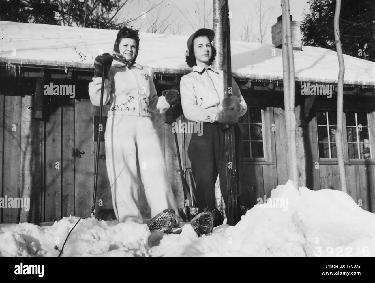 Photograph of Girl Winter Sports Fans; Scope and content: Original ...