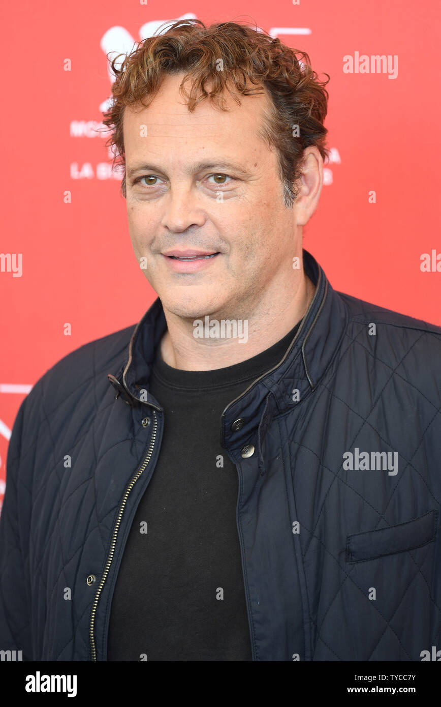 American actor Vince Vaughn attends a photo call for Dragged Across ...
