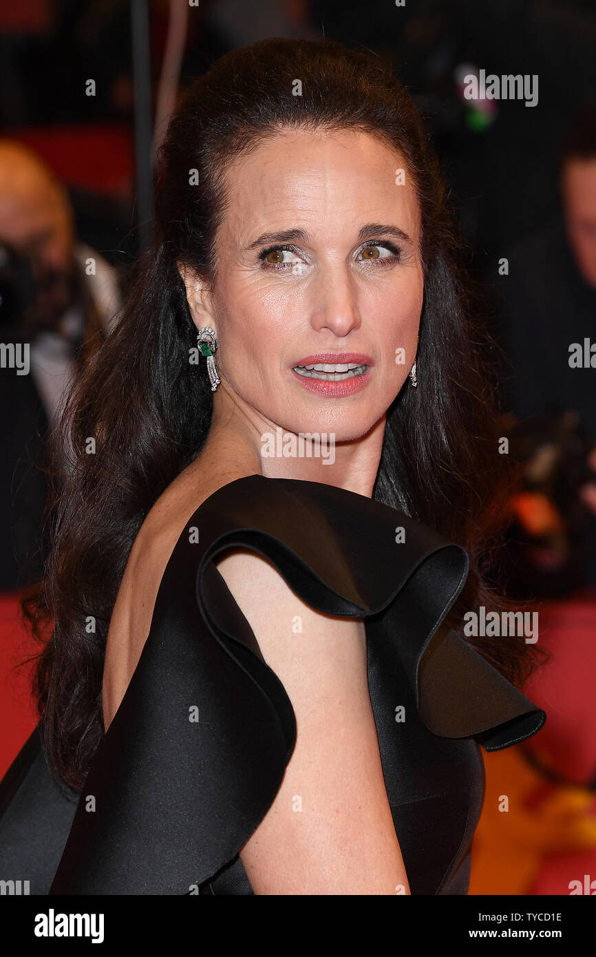 American actress Andie MacDowell attends The Kindness Of Strangers ...