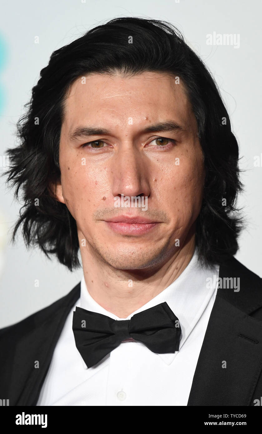 American actor Adam Driver attends the red carpet arrivals at the ...